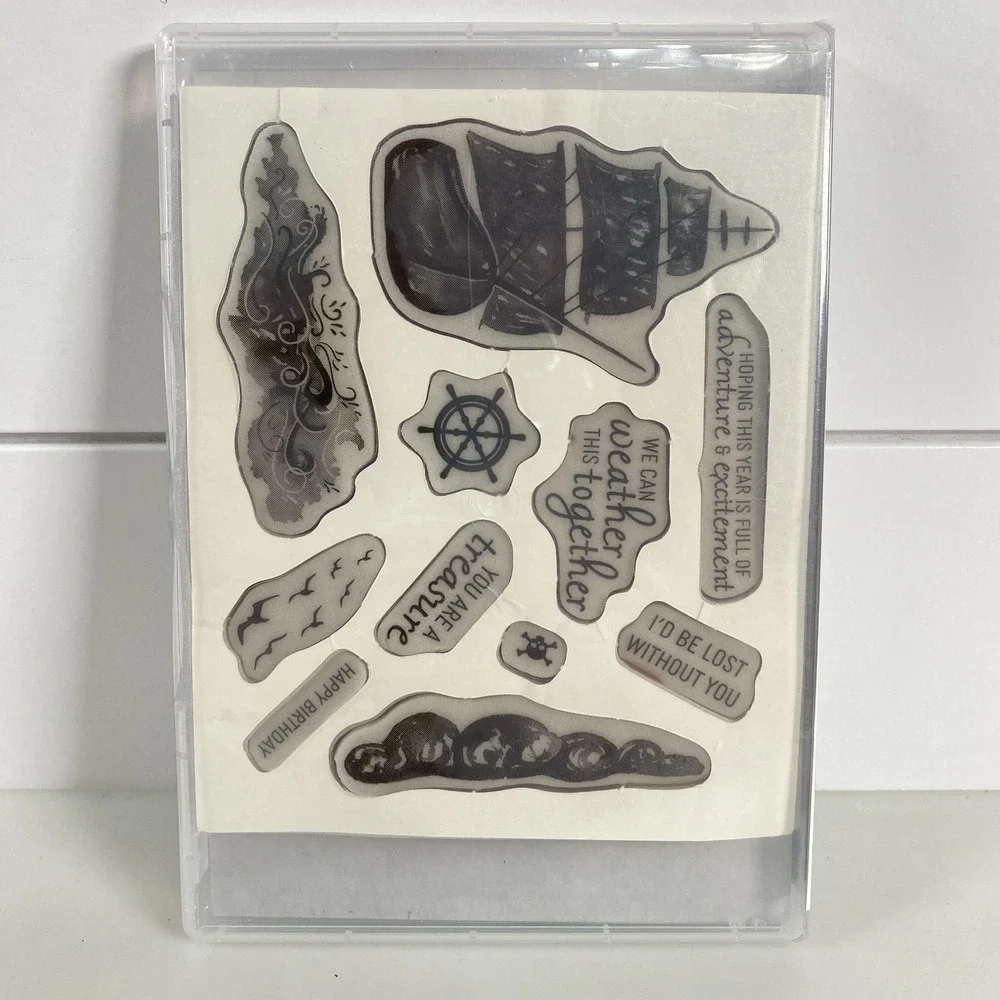 Stampin' Up! | Design | Stampin Up On The Ocean Cling Stamp Set Dies ...